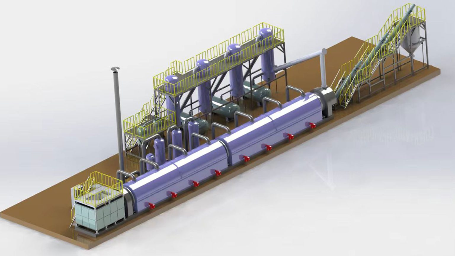 Municipal Solid Waste Pyrolysis Recycling Plant