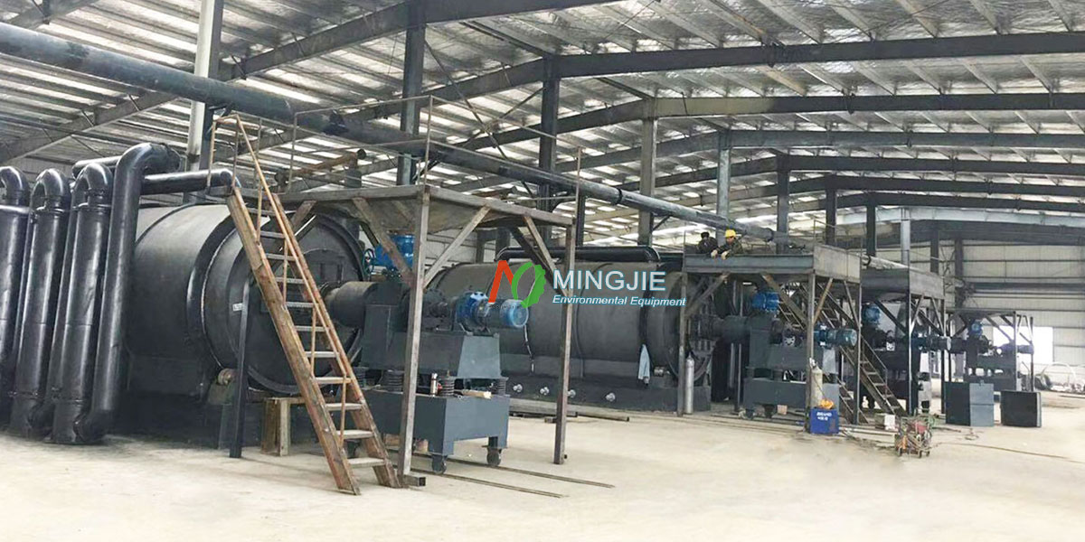Semi Continuous Waste Tyre Pyrolysis Plant For Sale