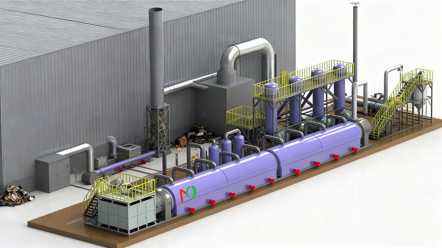 Pyrolysis Waste To Energy Plant - Sustainable Waste Solution