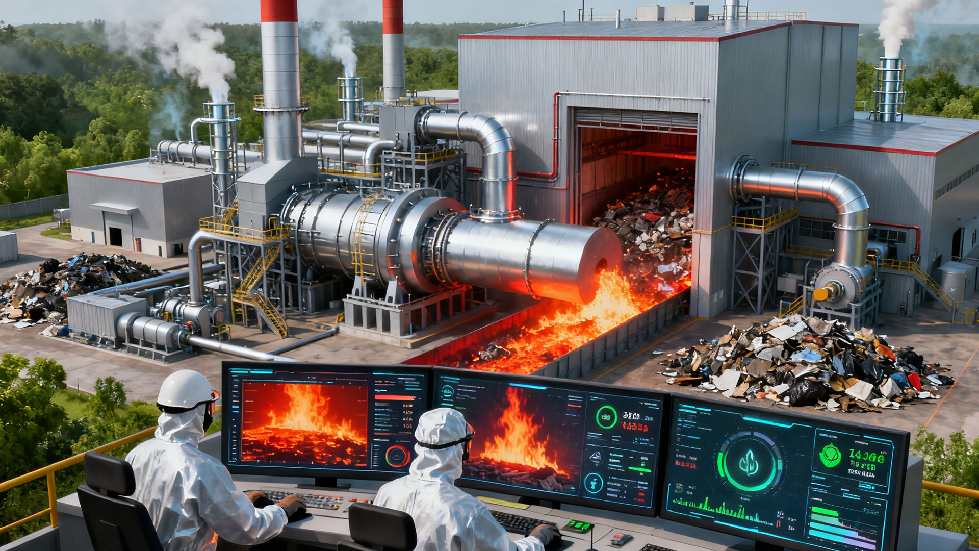 Turning Trash Into Treasure |Municipal Solid Waste Pyrolysis