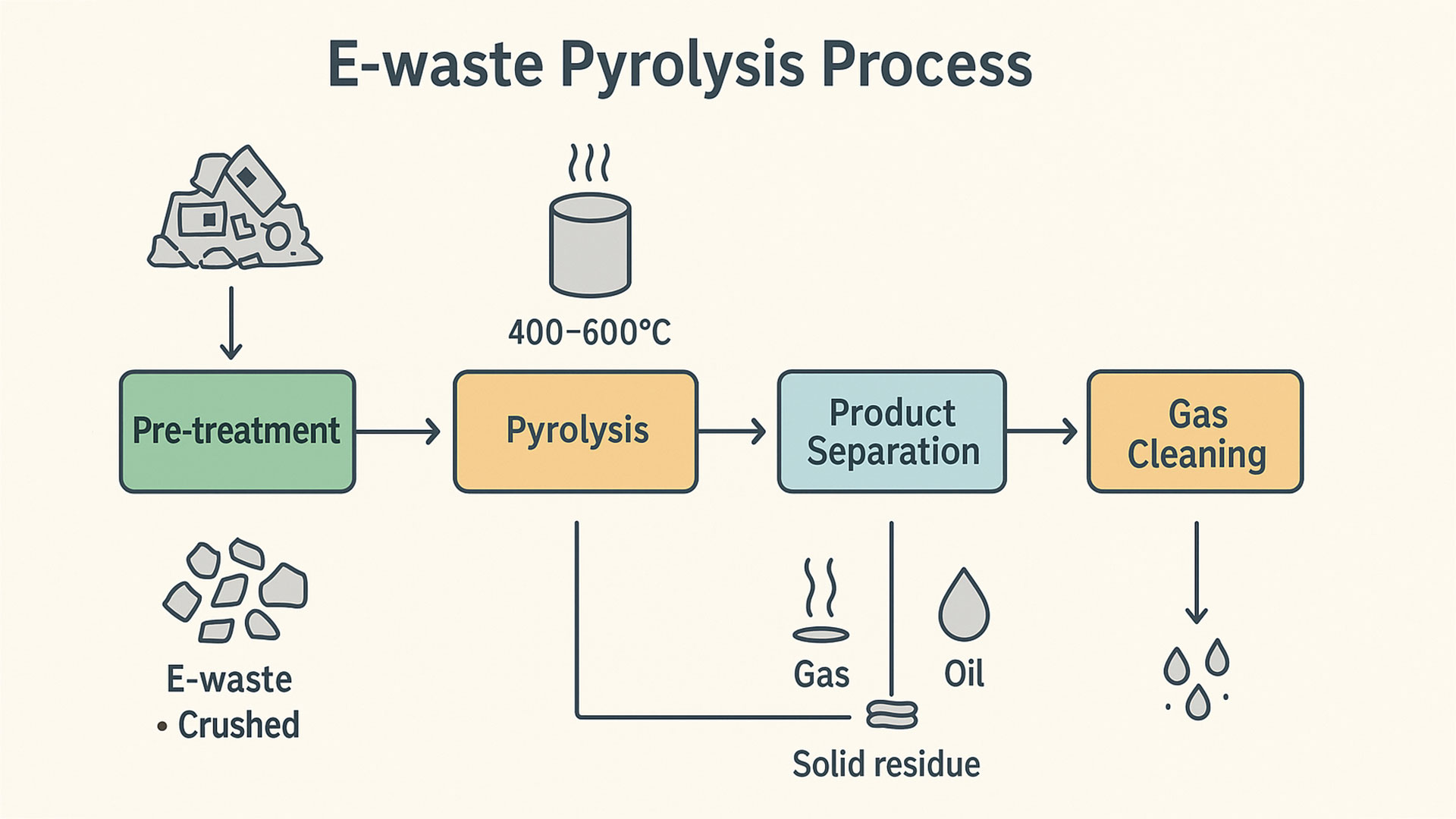 Pyrolysis Of E Waste For Resource Recovery