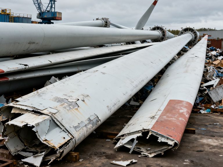 Waste Wind Turbine Blade Recycling By Pyrolysis Technology